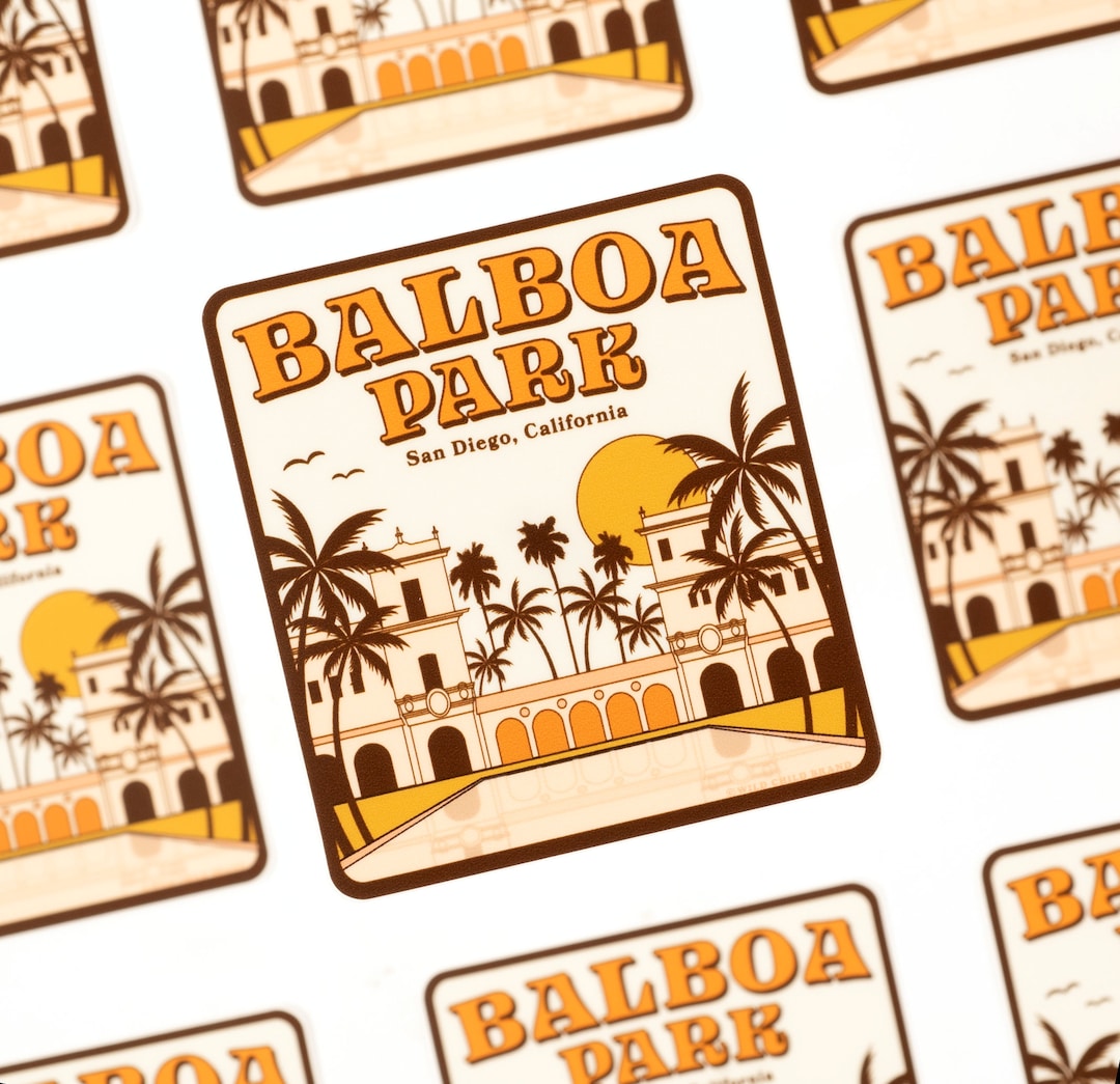 Balboa Park, California Sticker| Southern California | Beach | La Jolla ...