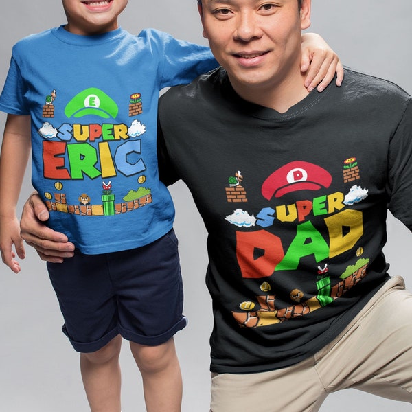 Mario Fathers Day Svg - Etsy