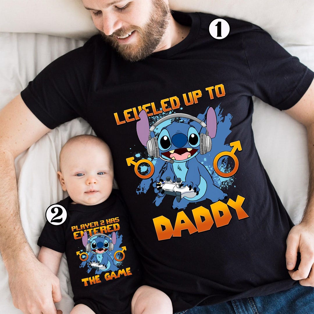 Disneyland Lilo Stitch Leveled up to Daddy Player 2 Has Entered the ...