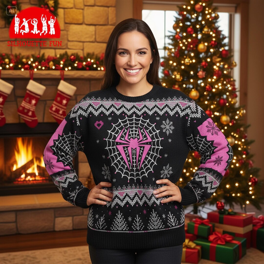 Spider Gwen Christmas Sweater Gwen Stacy Spidey Xmas Sweater