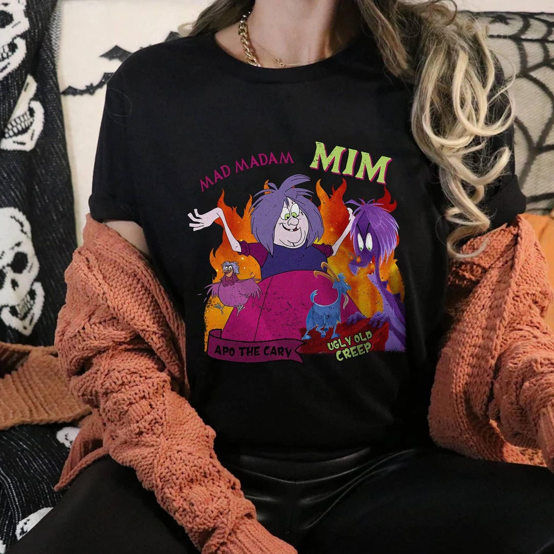 Mad Madam Mim Villains Shirt | the Sword in the Stone Shirt ...