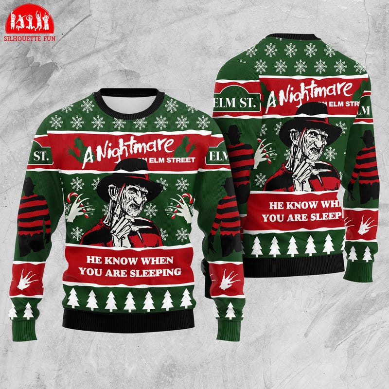 Horror Christmas Sweater - Etsy