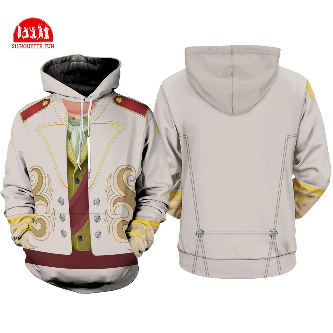 Hans Princess Frozen Full Over Print 3D Hoodie, Frozen Costume Hoodie ...