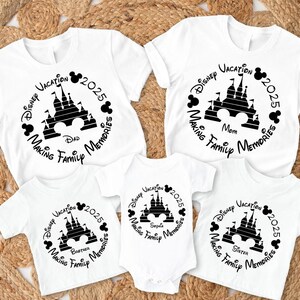 Custom 2025 Disneyland Family Vacation Shirt, Family Trip Disneyland 2025 Shirt, Making Family ...