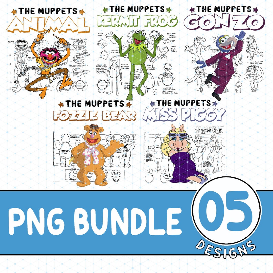 The Muppets Png, Muppets Show Characters Png, Kermit the Frog Png ...