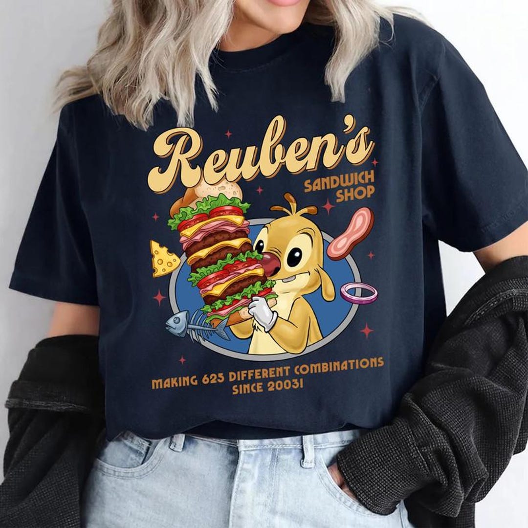 Disneyland Lilo and Stitch Reuben Shirt, Reuben’s Sandwich Shop Shirt ...