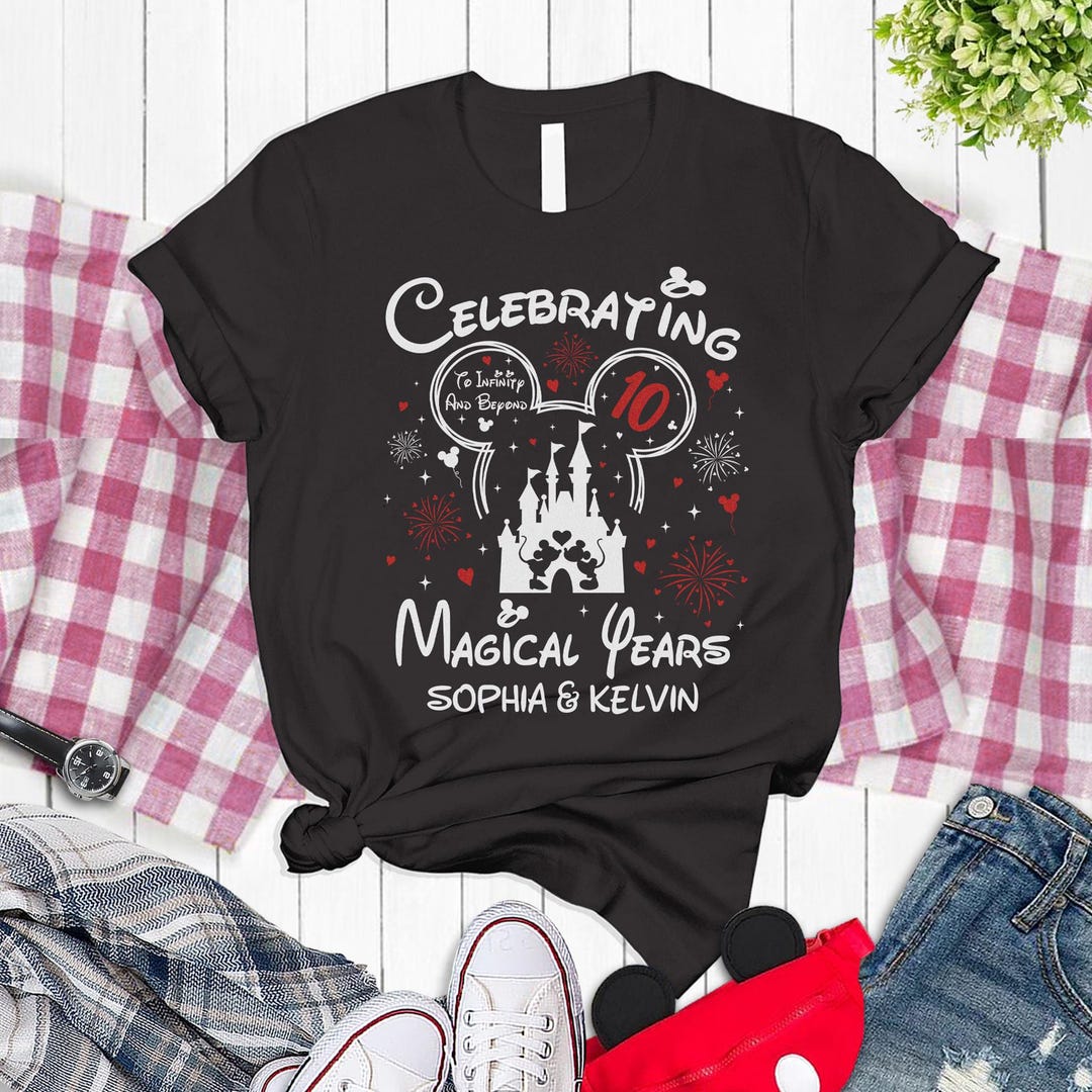 Personalized Celebrating Magical Years Shirt, Anniversary Shirt ...