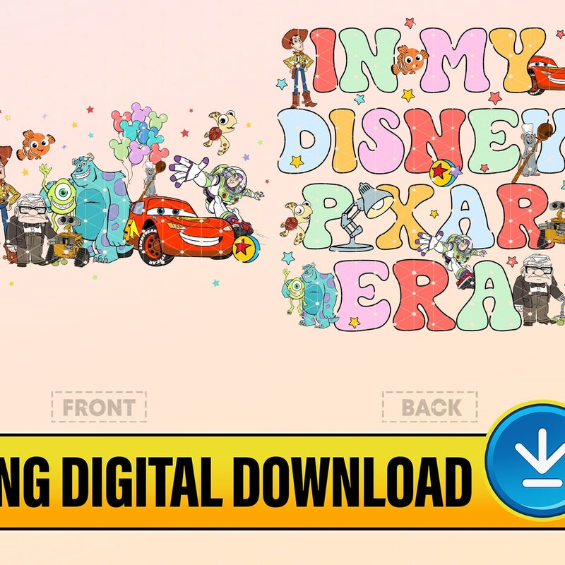 Pixar Svg Files - Etsy