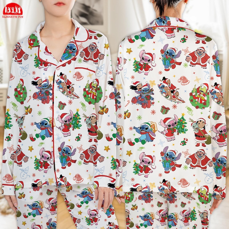 Lilo and Stitch Christmas Pajamas - Etsy