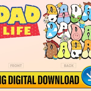 Toy Story Dada Png, Dad Life Png, Disneyland Father's Day Gift, Daddy ...