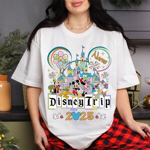 Personalized Family Disneyland Trip 2025 Matching Shirt, Custom Disneyland Family Vacation Shirt ...