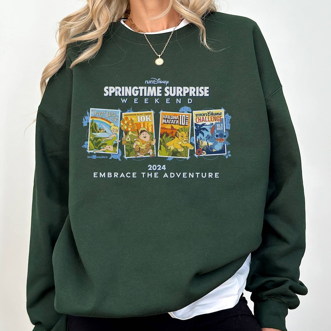 Springtime Surprise Weekend 2024 Embrace the Adventure Shirt, Rundisney ...