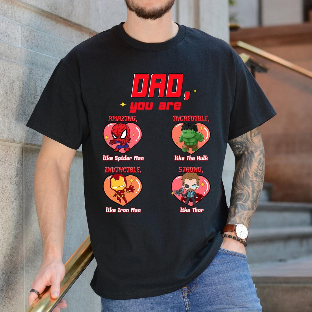 Superhero Dad Shirt, Daddy You're Our Superhero, Best Dad Shirt, Father's Day Shirt, Father ...