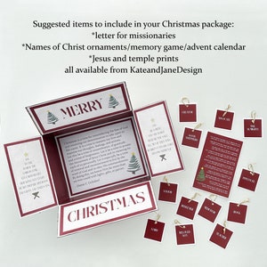 Missionary Christmas Package, A Christ Centered Christmas Package, LDS ...