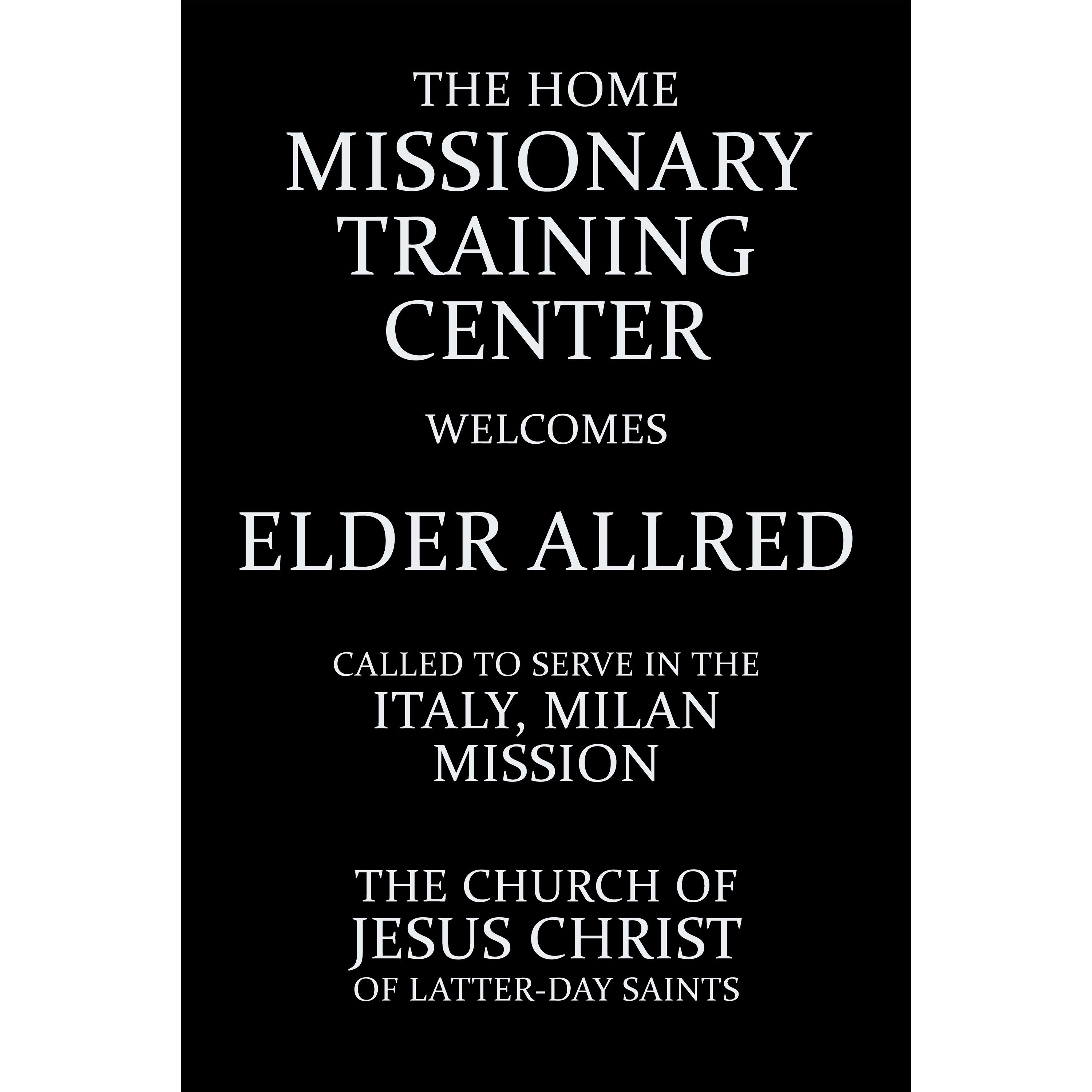 Welcome to Home MTC Sign (digital Download), Missionary Training Center ...