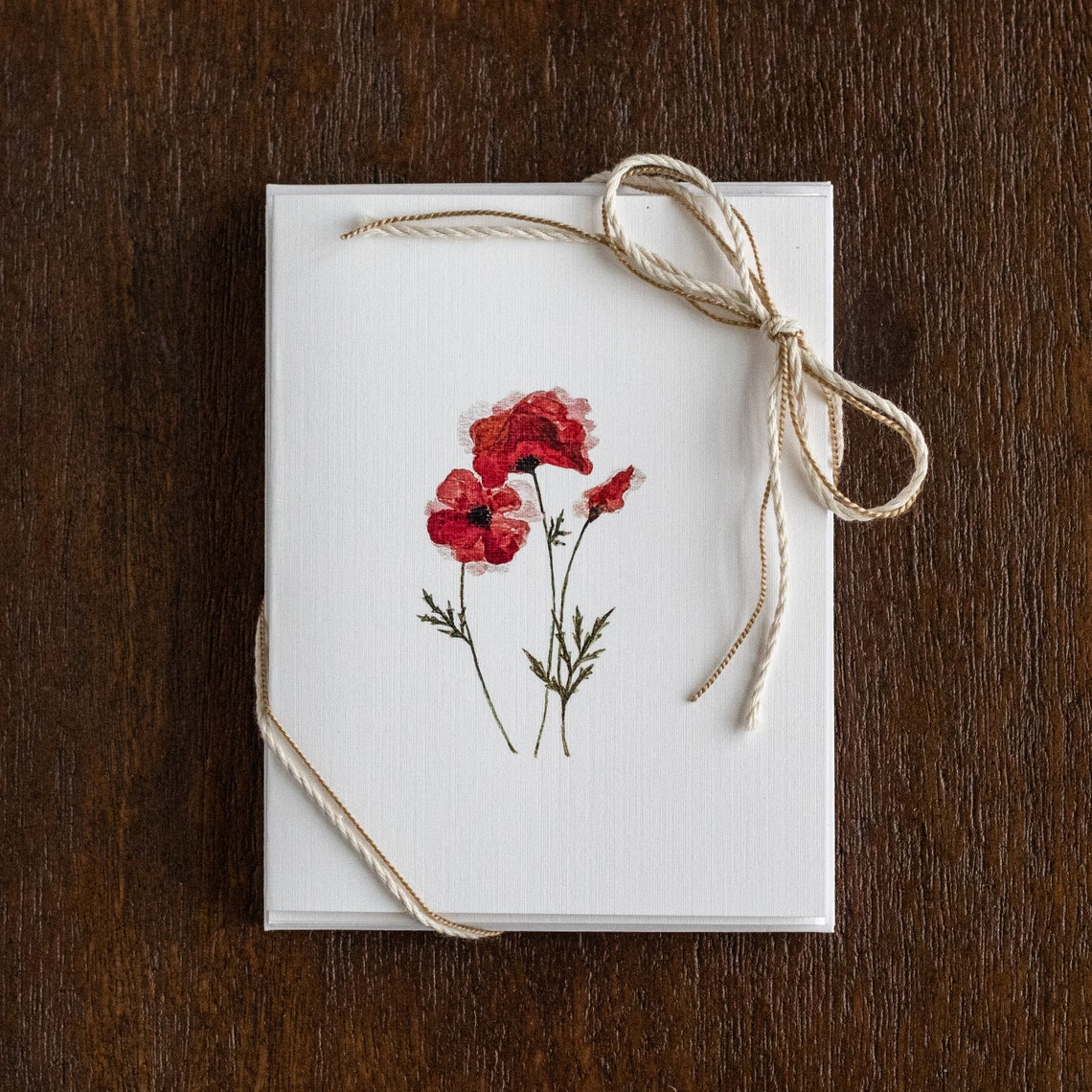 Poppies Note Cards - Etsy