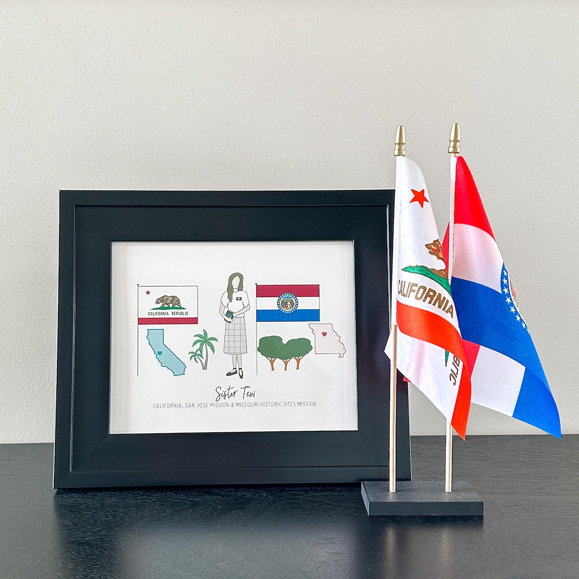 Flag Stand for Mini Flags, Table Flag Stand, Flag Holder for Country ...