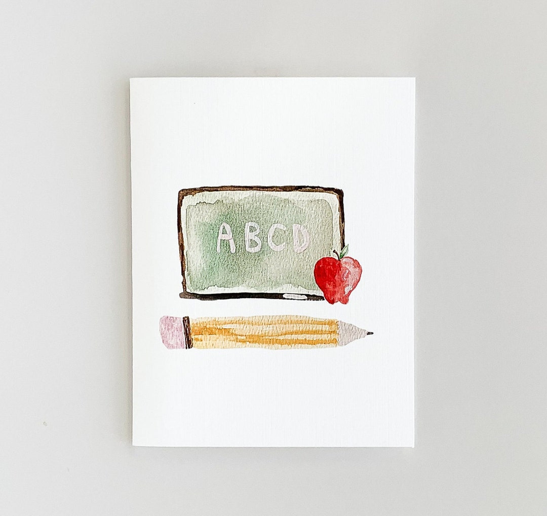 Back to School Notecards or Prints - Etsy