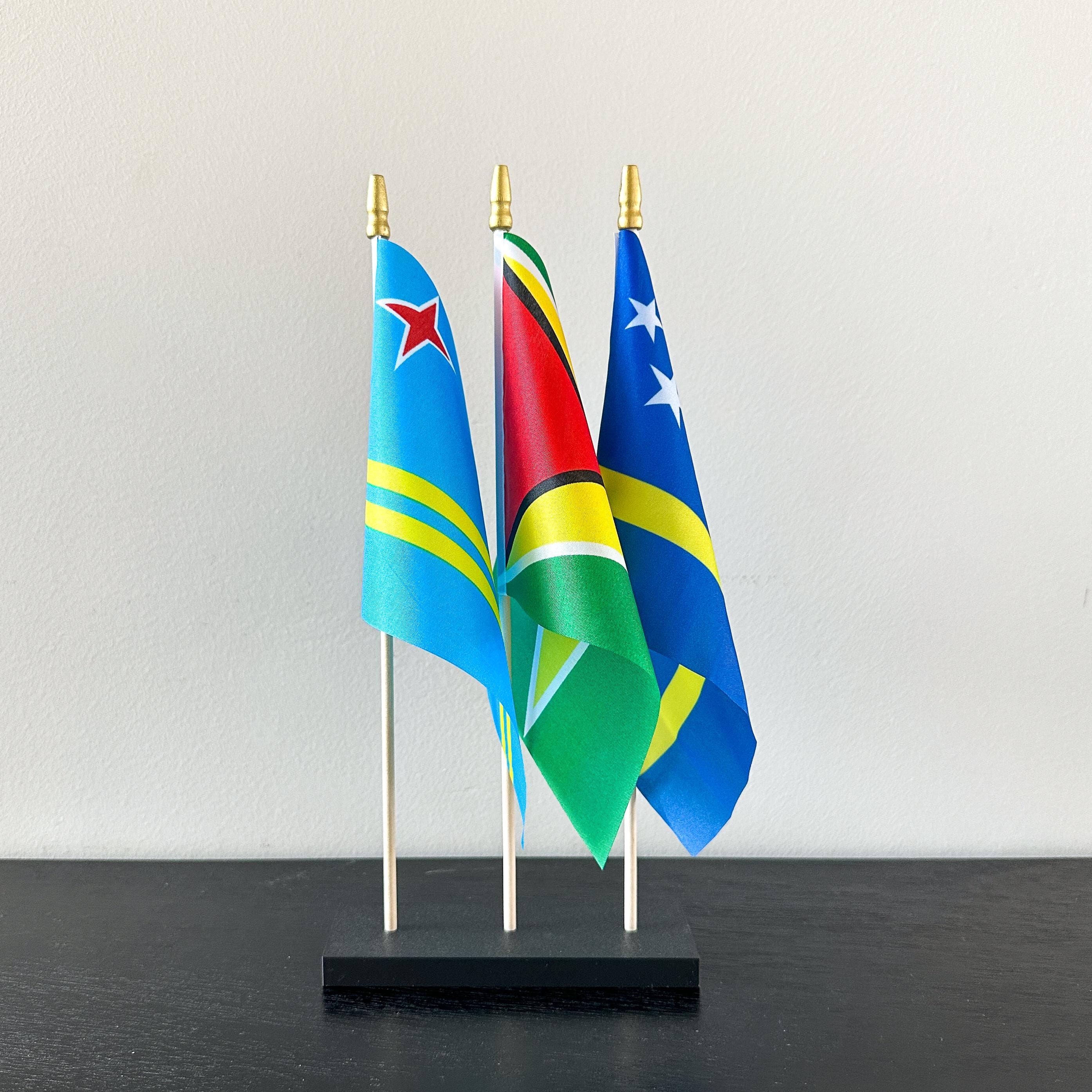 Flag Stand for Mini Flags, Table Flag Stand, Flag Holder for Country ...