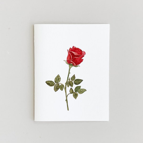 Rose Note Cards - Etsy