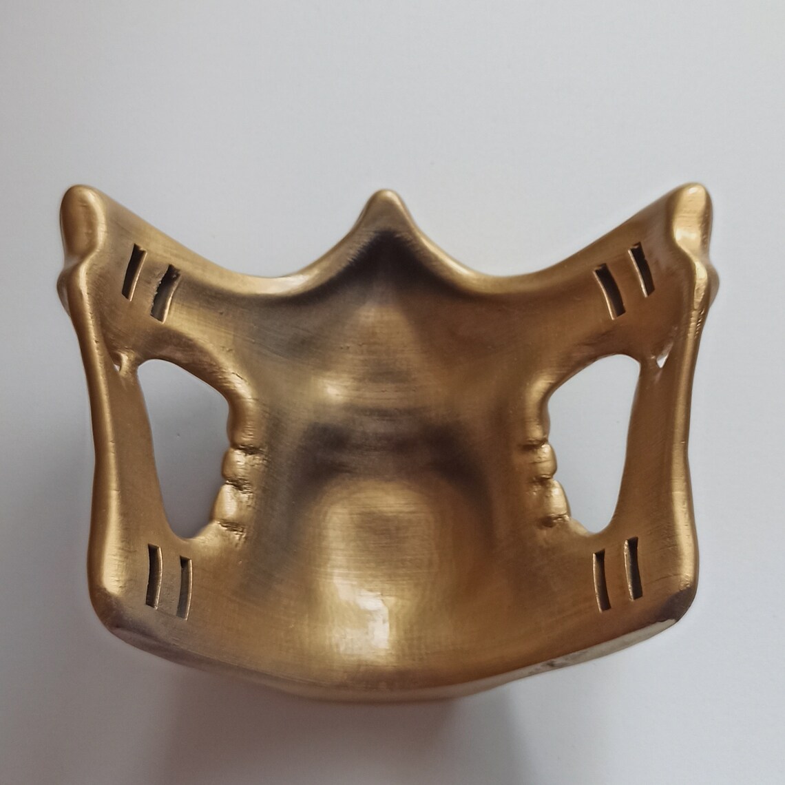 Higgs mask Death Stranding Gold half mask 3D printed | Etsy