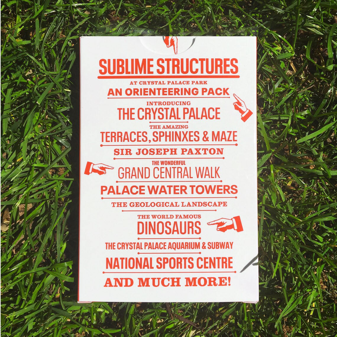 Sublime Structures at Crystal Palace Park an Orienteering Pack - Etsy UK