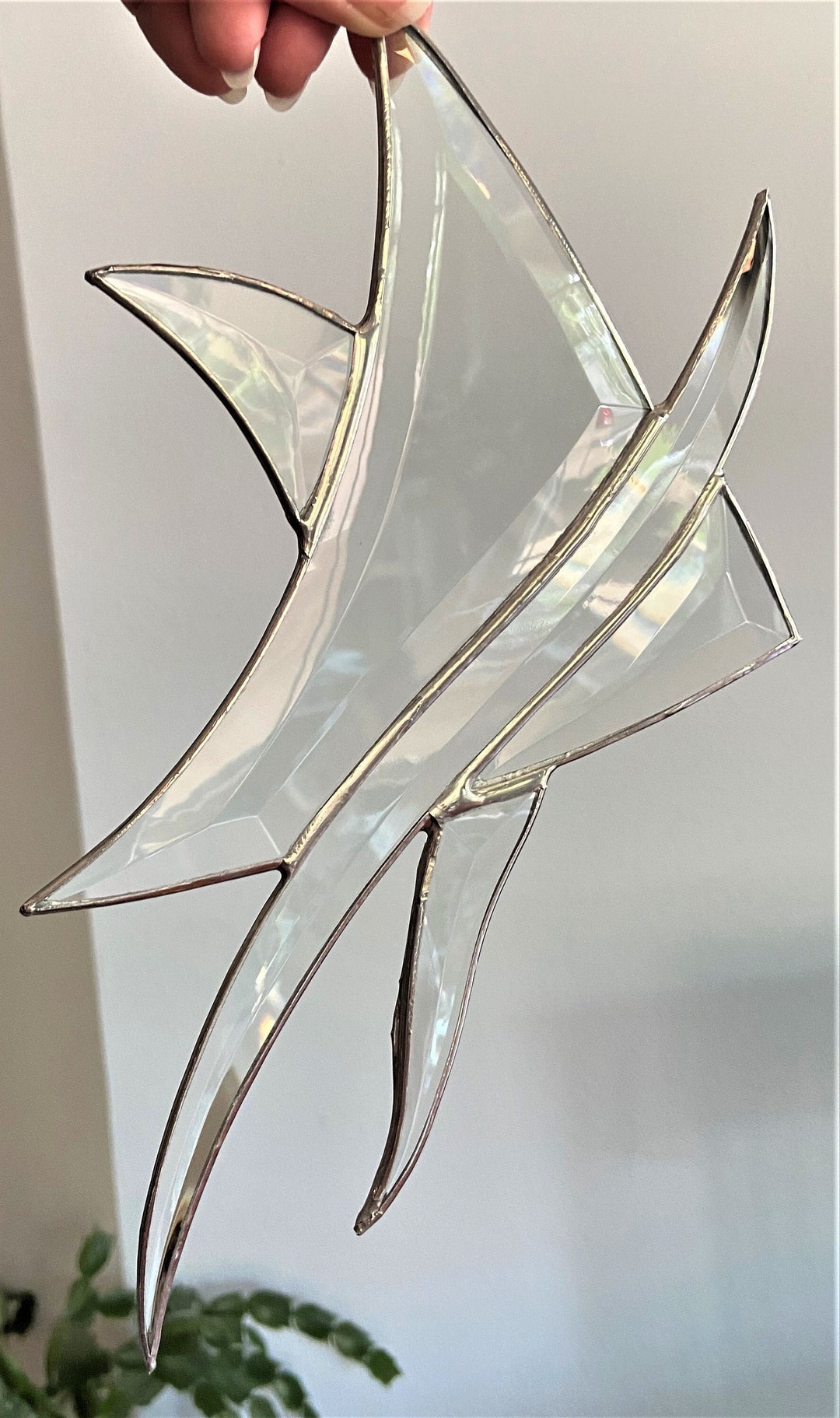 Bevel Glass Dory Fish - Etsy