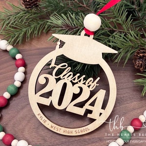 Class of 2024 Christmas Ornament, Senior Year Ornament, Senior Year ...