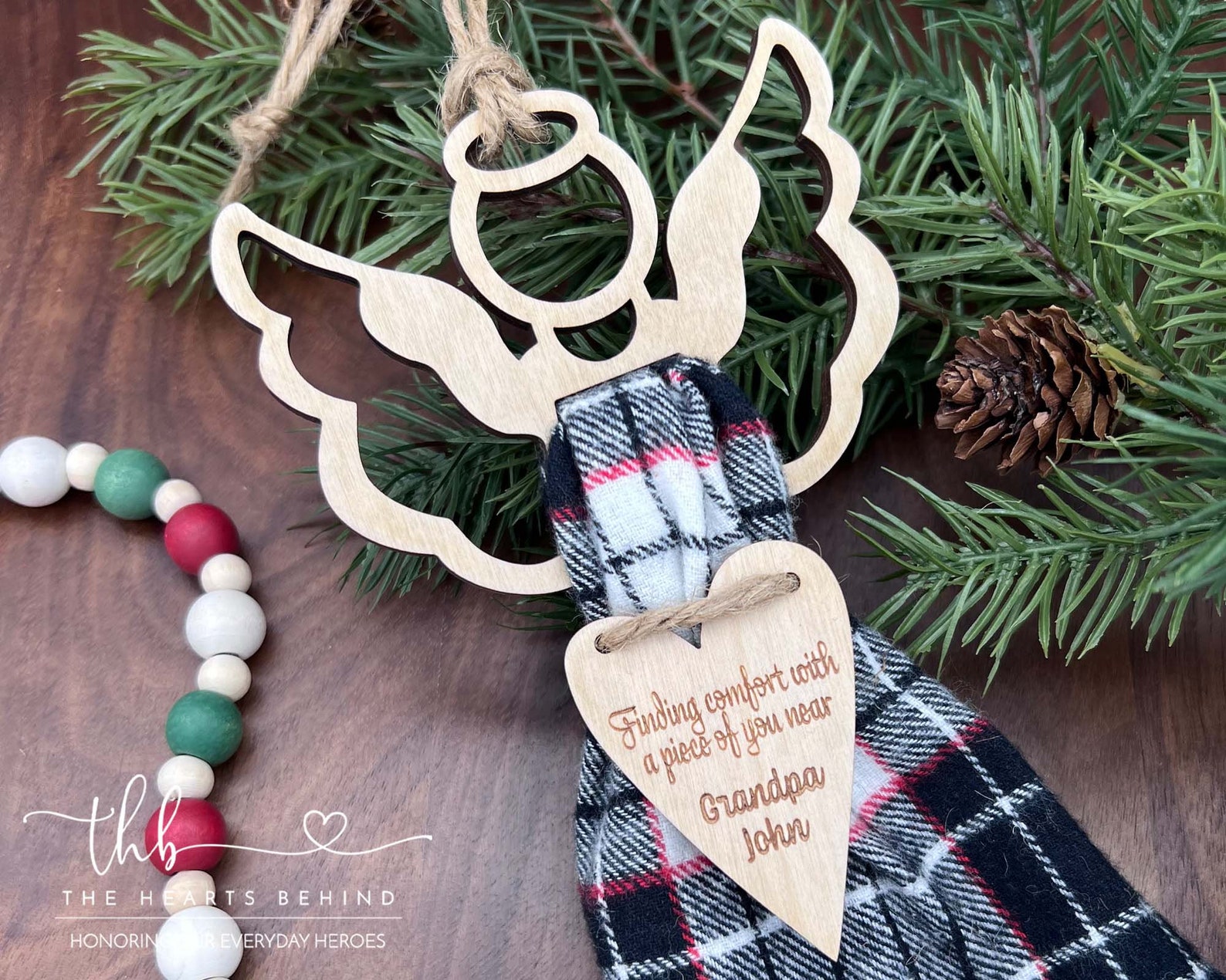 Angel Made From Clothing Memory Ornament Memorial Angel - Etsy