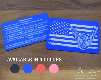 Miranda Rights Card - Etsy