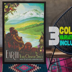 Printable NASA Posters Visions of the Future Earth Your - Etsy