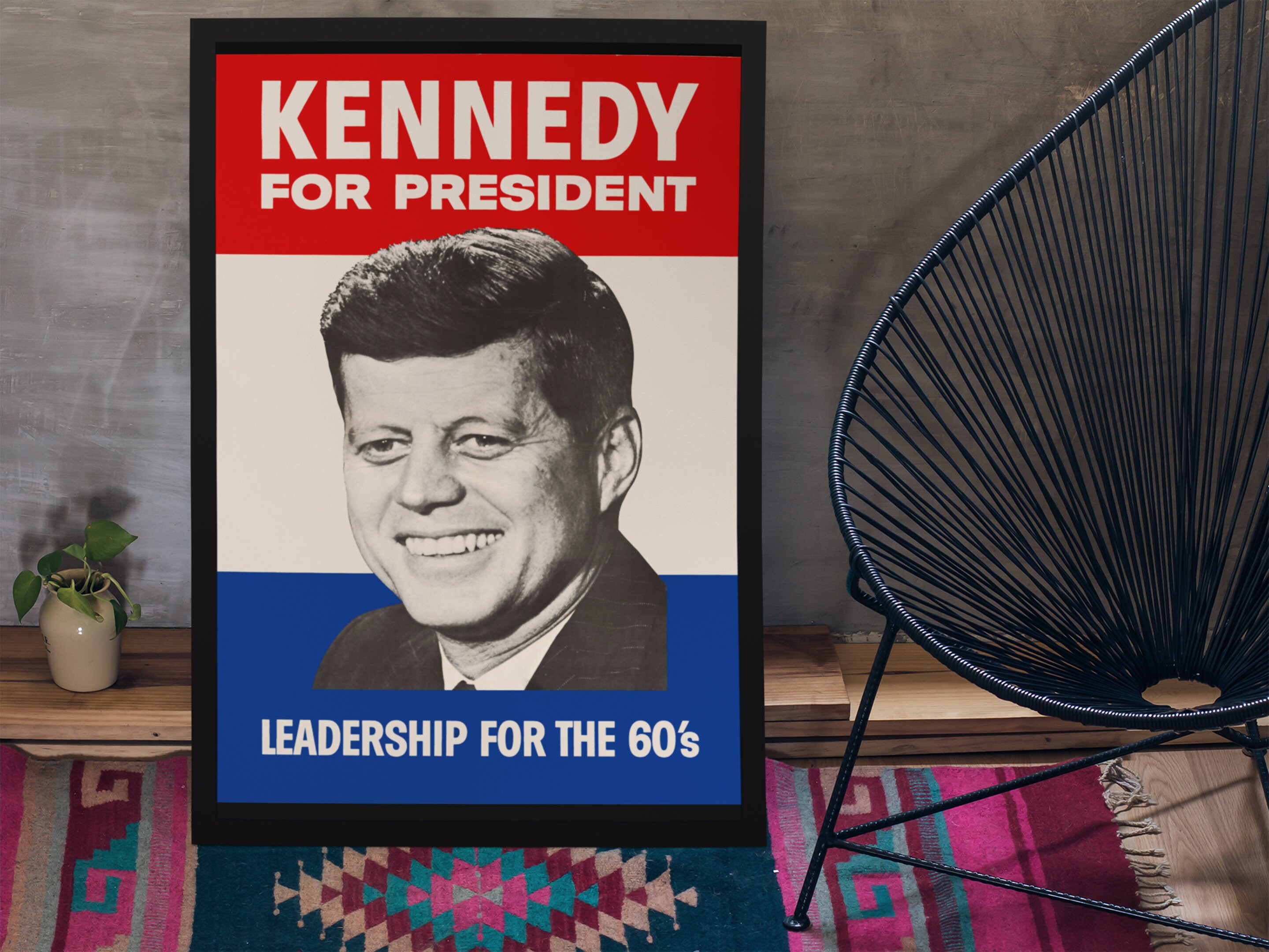 JFK Set of 3 Wall Art Poster Prints John F Kennedy - Etsy
