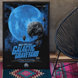 NASA Galaxy of Horrors Posters Galactic Graveyard Printable Wall Art ...