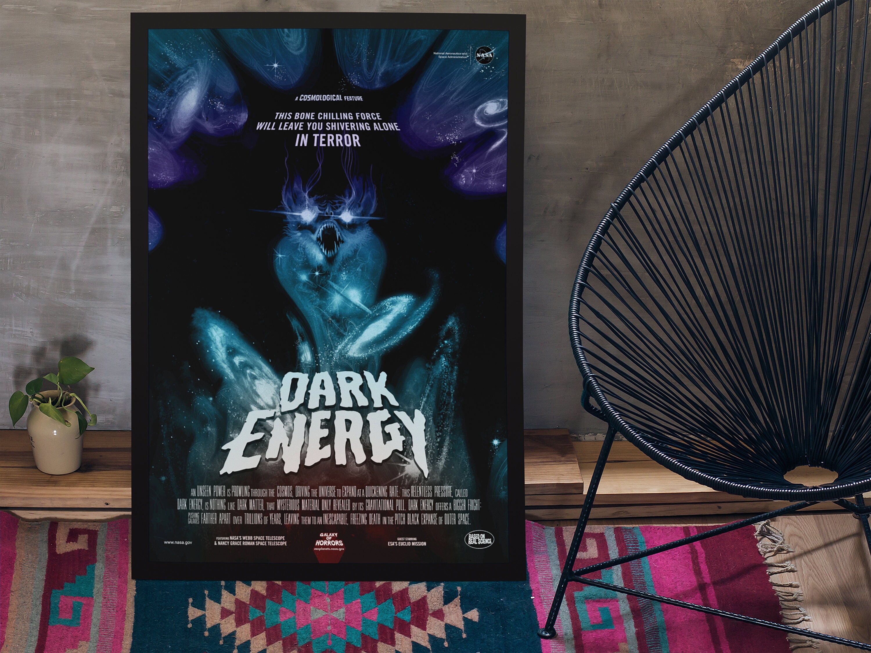 NASA Galaxy of Horrors Posters Dark Energy Printable Wall Art Posters 3 ...