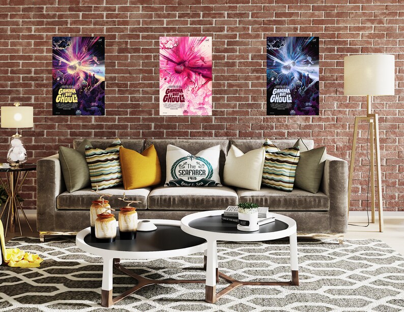 NASA Galaxy of Horrors Posters Gamma Ray Ghouls Printable Wall Art ...
