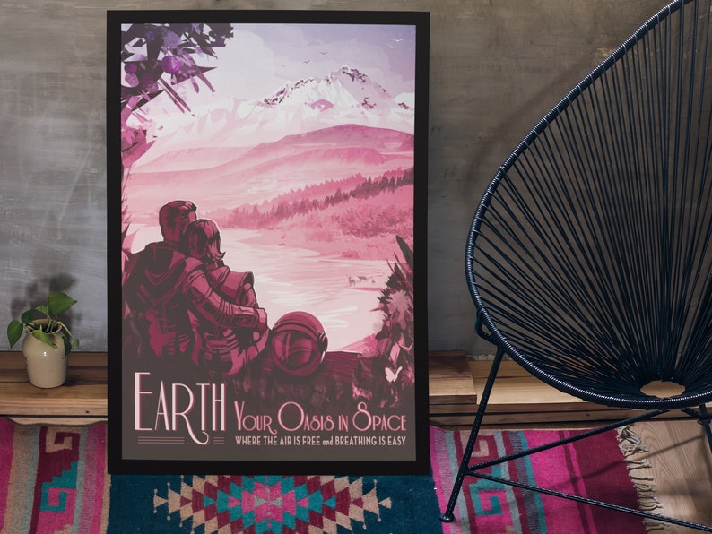 Printable NASA Posters Visions of the Future Earth Your - Etsy
