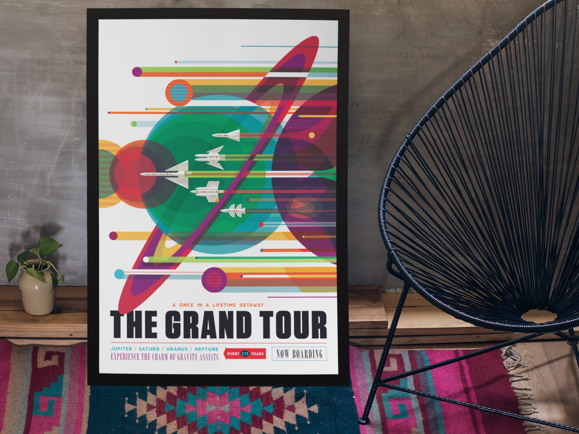 NASA Posters Visions of the Future Grand Tour Printable - Etsy