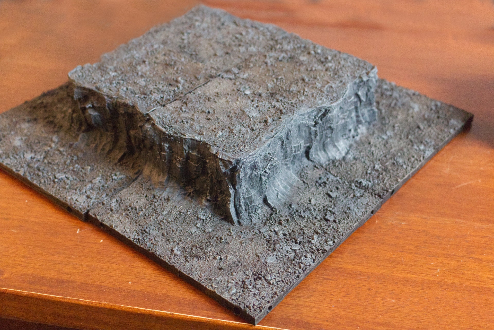 3D Printable Cliff Terrain Tiles: Modular Battlefield (STL Files) - Etsy