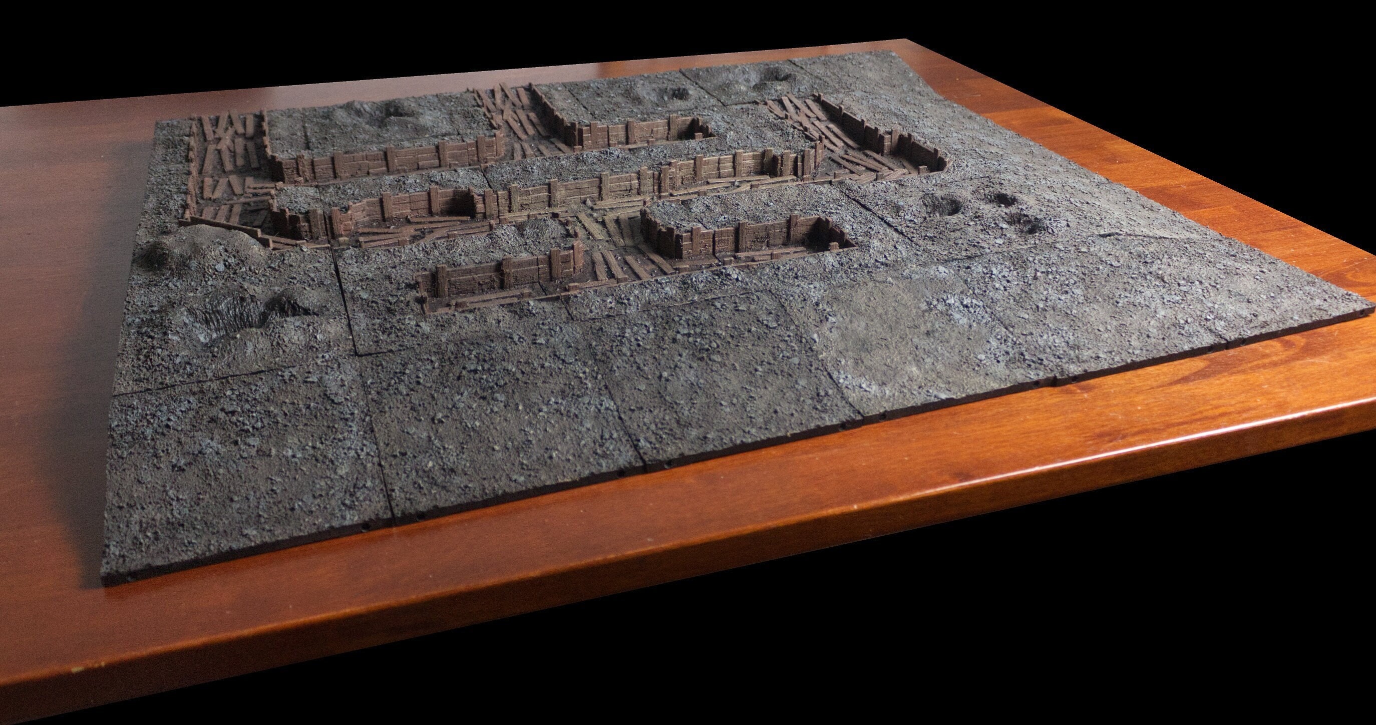 3D Printable Trench Terrain Tiles: Modular Battlefield (STL Files) - Etsy