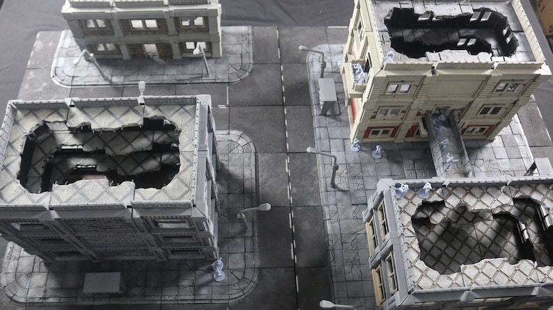 3D Printable Modular City | 6" X 6" Tiles | STL Files | Digital ...