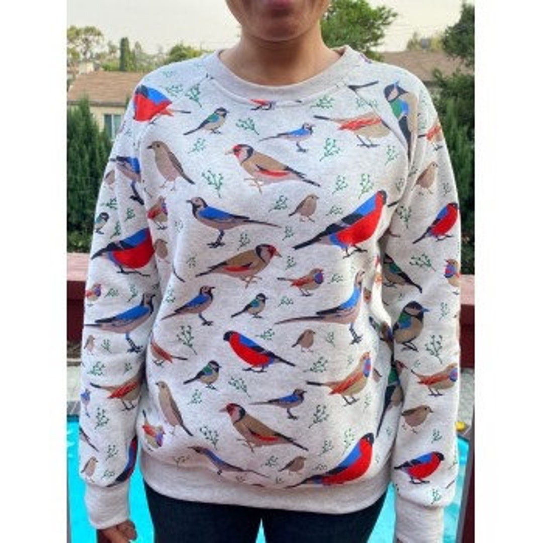 All Over Colorful Bird Sweatshirt - Etsy