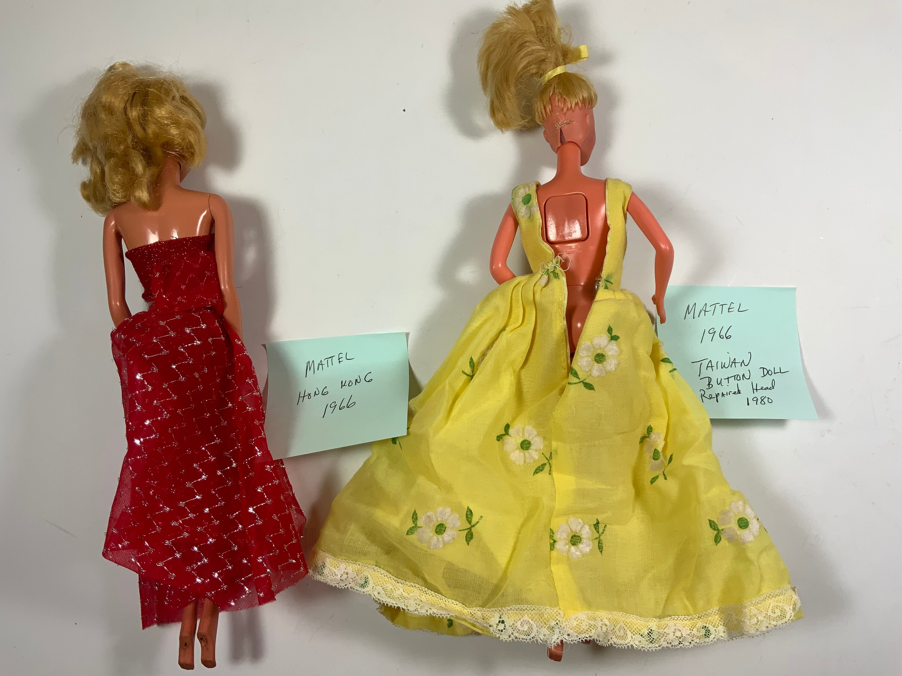 Lot of 2 Mattel Barbie Dolls 1966 Taiwan & Hong Kong - Etsy