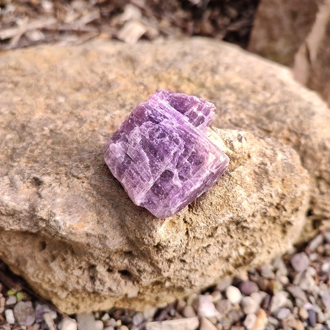 Anhydrite Crystal Violet rough Stone Natural Crystal 100% Untreated ...