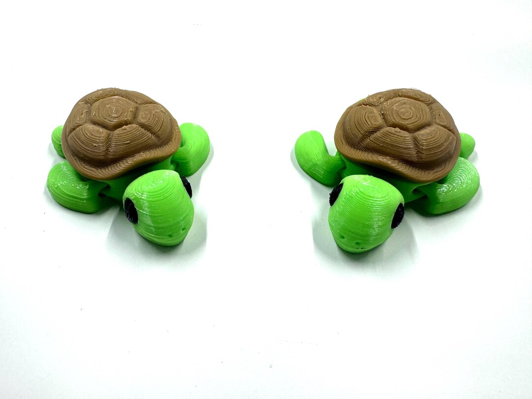 3D Printed Articulated Mini Turtle Mini Animal Mini Turtle Turtle ...