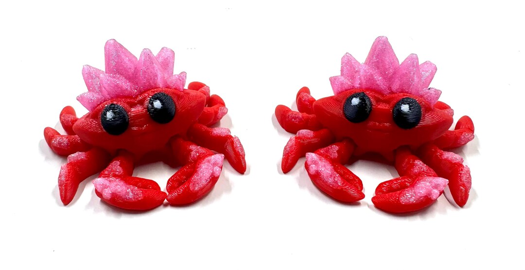 3D Printed Articulated Mini Crab| Mini Crab| Mini Crab| Fidget Toy ...