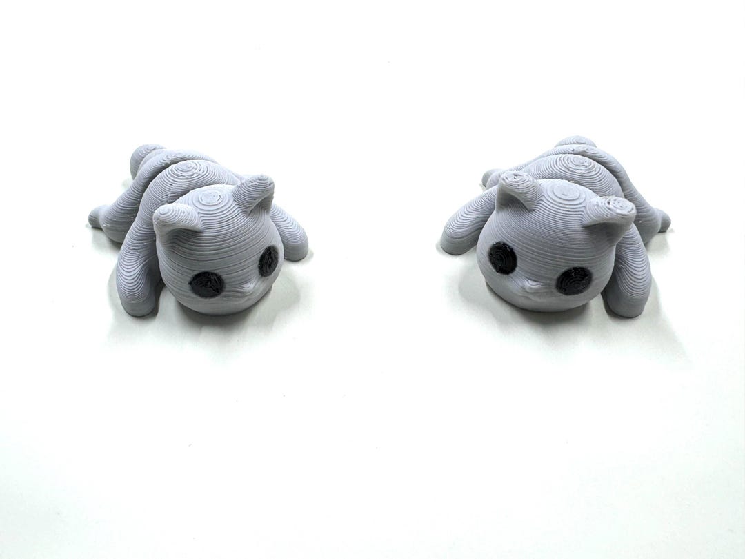 3D Printed Articulated Mini Cat Mini Animal Mini Cat Cat Fidget Toy ...