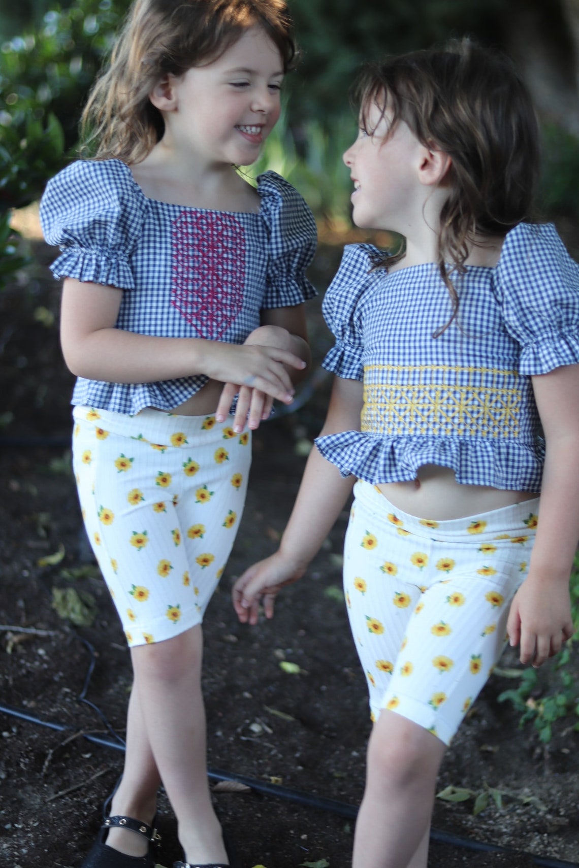 Cynthia PDF Embroidery Pattern Chicken Scratch Embroidery - Etsy