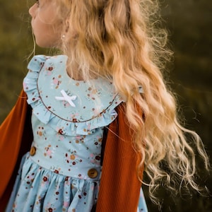 Florin Pinafore PDF Sewing Pattern | Size 1-12 | Easy Dress Pattern ...