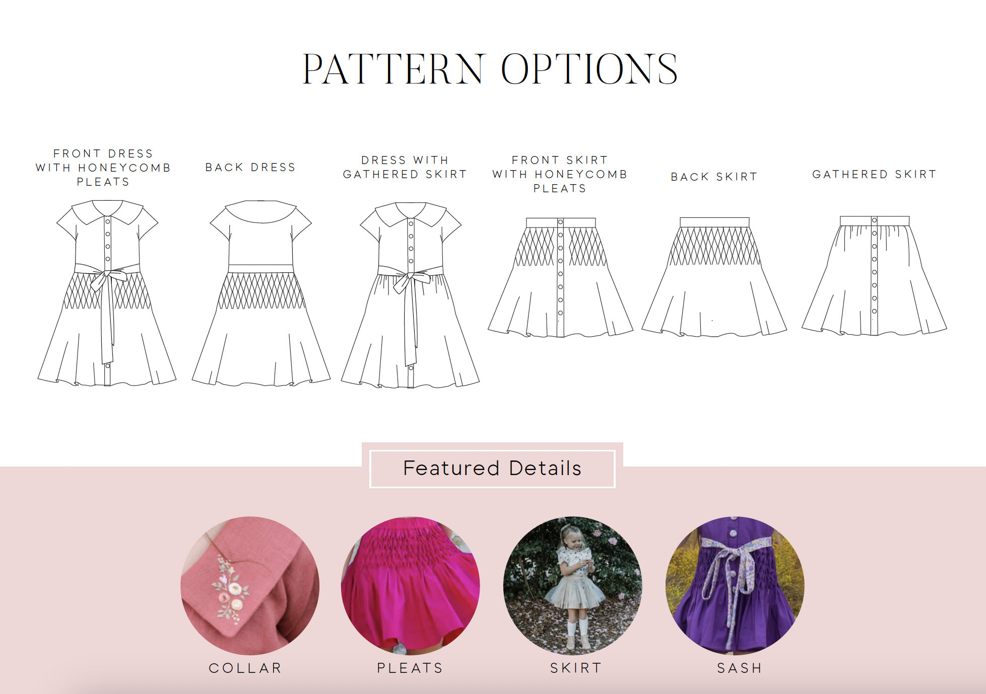 Acacia Dress and Skirt PDF Sewing Pattern | Size 1-12 | Made for Woven ...