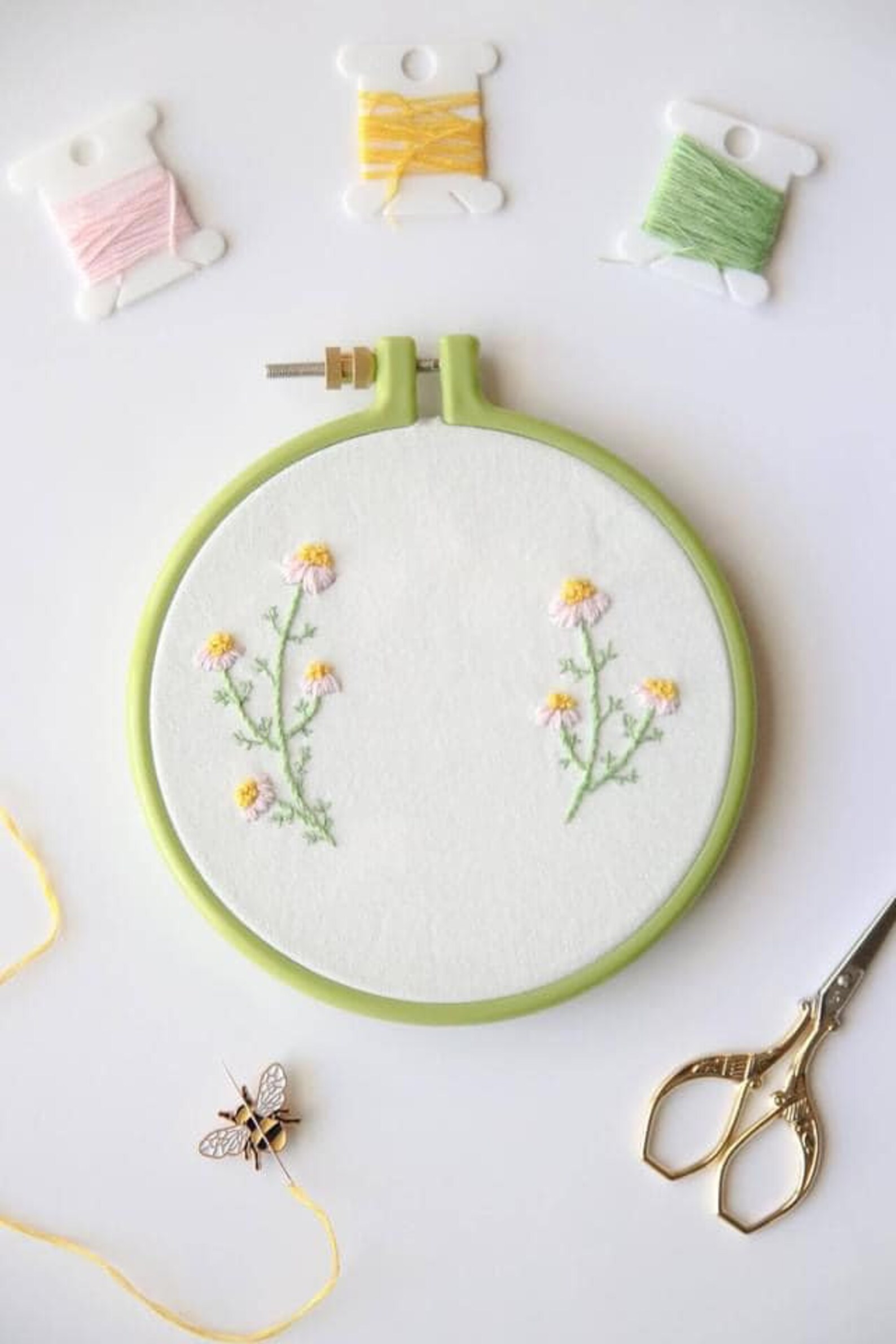 Chamomile PDF Embroidery Pattern - Etsy